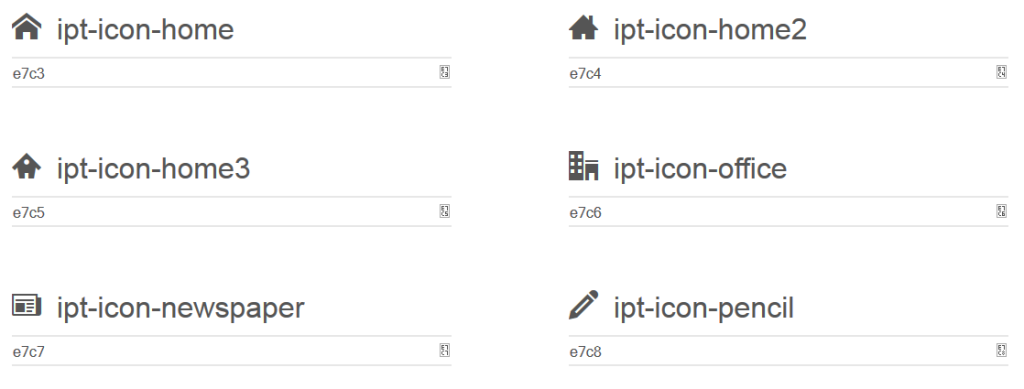 Available Glyphicons and Icomoon Icons with WP Knowledge Base Theme