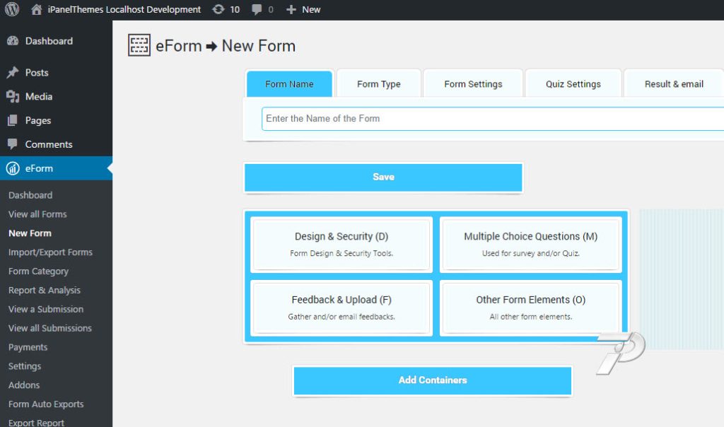 eform-new-form - eForm